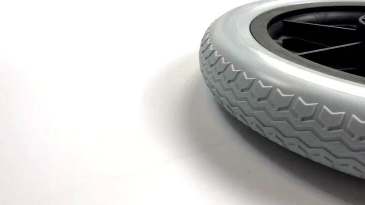 12 inch Wheelchair Rear Wheel Replacement Wheelchair Solid Tire Wheel ...