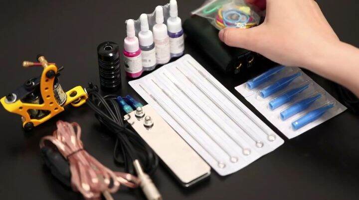 Coil Machine Tattoo Tattoo machine set Tattoo Machine Set Professional ...