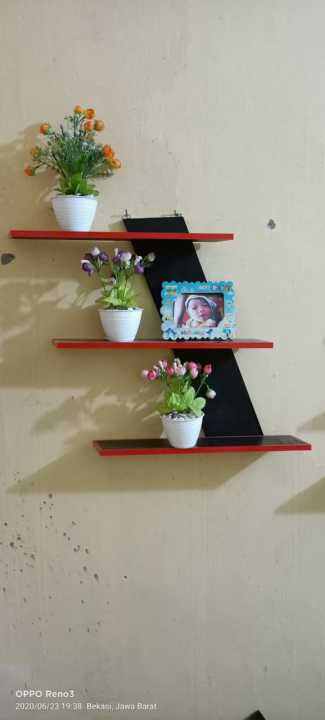 rak dinding miring | Lazada Indonesia