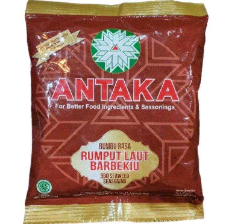 Antaka Rumput Laut Barbekiu 100gr Bumbu Tabur Rasa BBQ Seaweed | Lazada ...