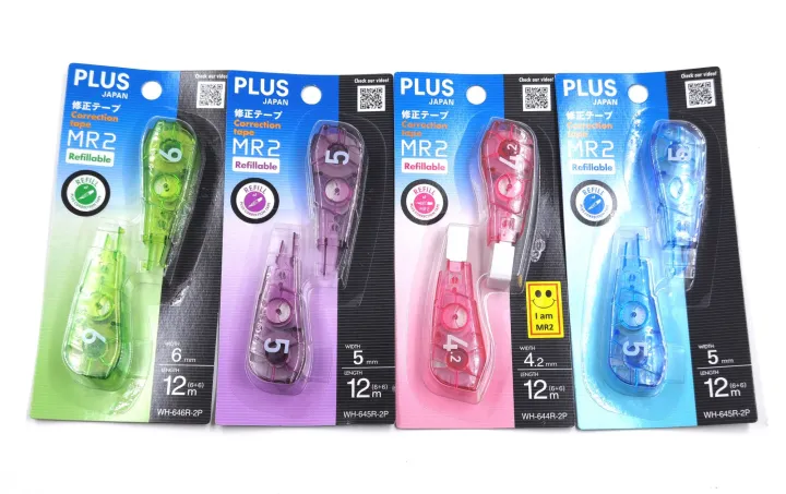 PLUS Correction Tape MR2 Refill (2pcs/Pack) No Roller Casing | Lazada