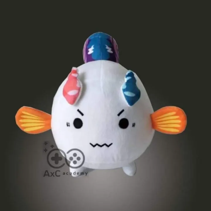 Mystic White Aqua Axie Infinity Squishy Soft Plush Doll (200mm) | Lazada PH