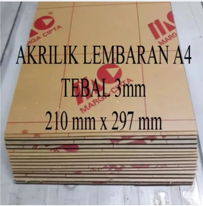 Lembaran Akrilik Marga Cipta A4 3mm | Lazada Indonesia