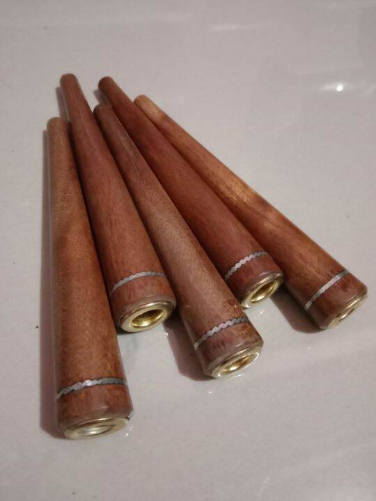 Once pipa rokok kayu setigi motif timah | Lazada Indonesia