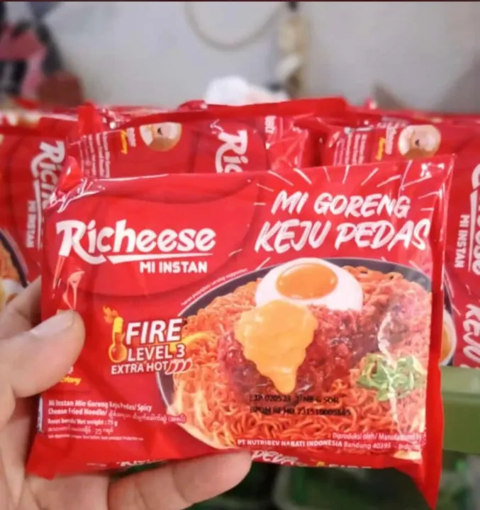 MIE RICHEESE GORENG LEVEL 3 | Lazada Indonesia