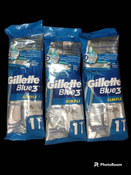 GILLETTE BLUE 3 1 PC PER PACK | Lazada PH