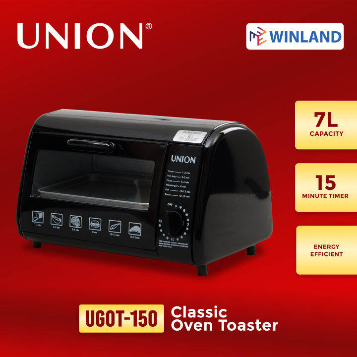 UNION by Winland Stainless Steel 7Liters Classic Oven Toaster 15-minute ...