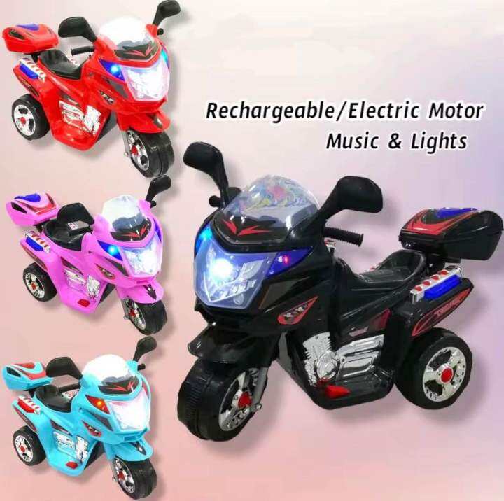TOY PH Rechargeable Ride On Toys Motor Bike For Kids Police Motorcycle ...