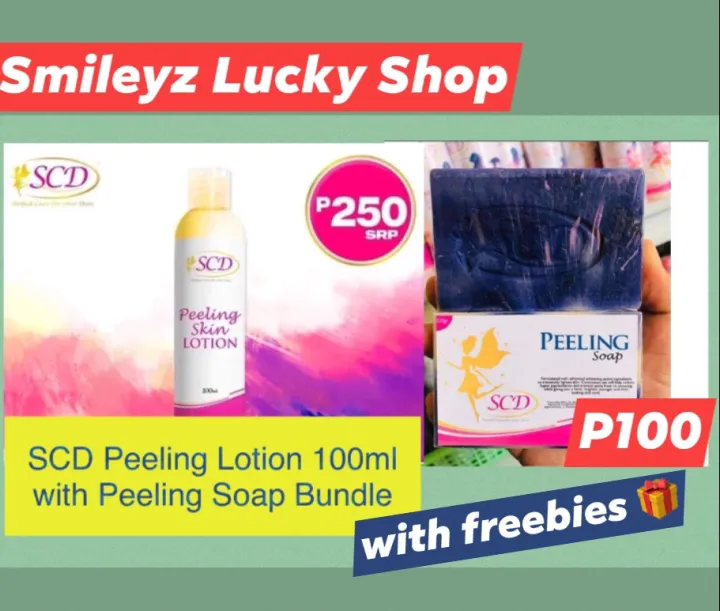 SCD Peeling Lotion 100ml with Peeling Soap 135g | Lazada PH