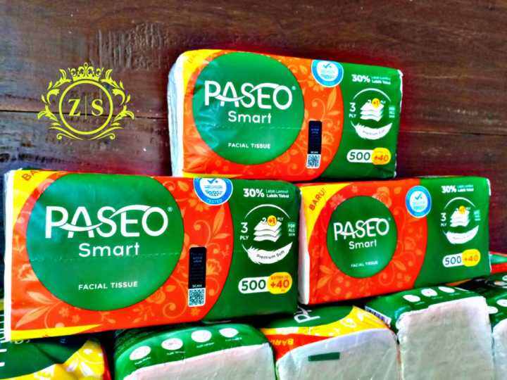 Paseo Facial Tissue Smart 540 sheets/lembar 3 ply | Lazada Indonesia