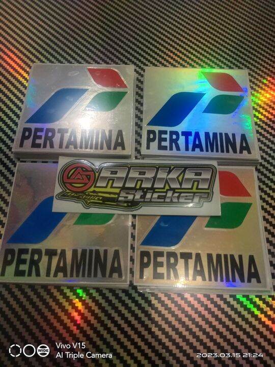 STICKER LOGO PERTAMINA UKUTAN7,5X7,5CM | Lazada Indonesia