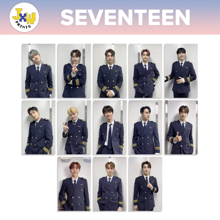 SEVENTEEN Pilot Boarding Photocard Set | Lazada PH