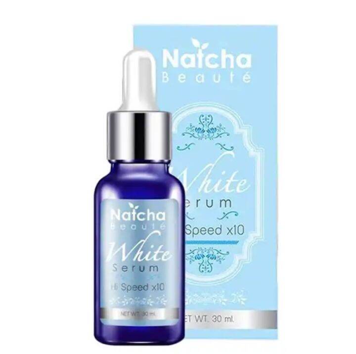 เซรั่มณัชชา [30 ml./ขวด] Natcha Beaute White Serum เซรั่มนัชชา สิวและจุดด่างดำ /ครีมณัชชา Natcha ...