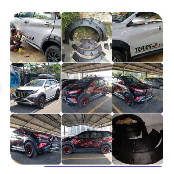Lengkungan roda Daihatsu Terios Toyota Rush all new model Variasi baut ...