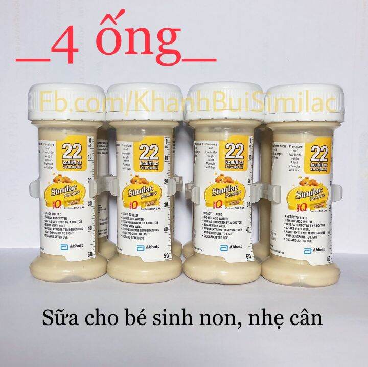 [48 ống] Sữa nước Similac Neosure 59ml 22 kcal/fl oz cho trẻ sinh non ...