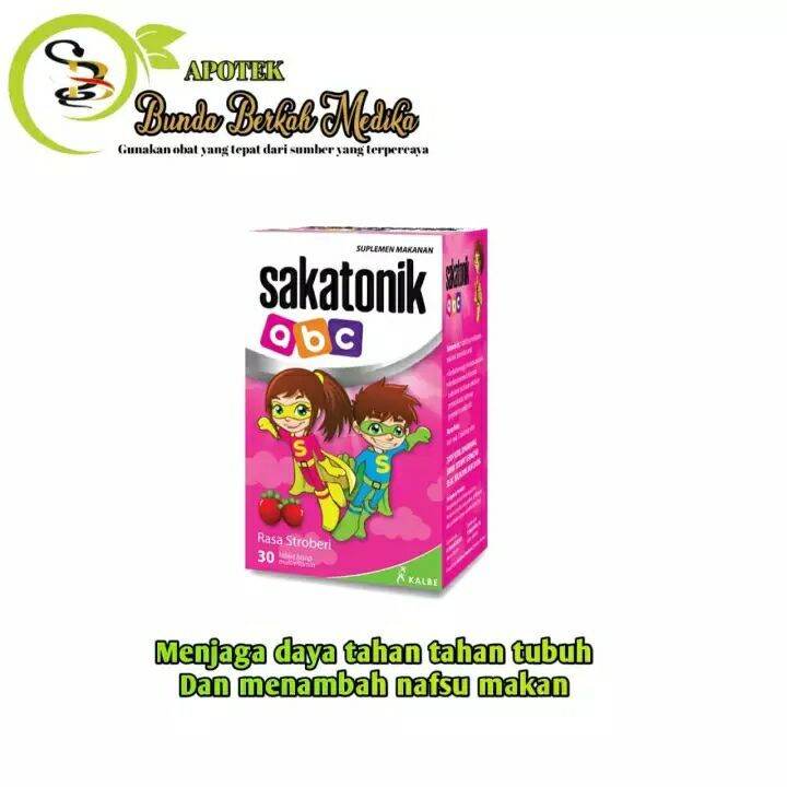 SAKATONIK ABC "ALL VARIAN" ISI 30 TABLET MULTIVITAMIN ANAK | Lazada ...