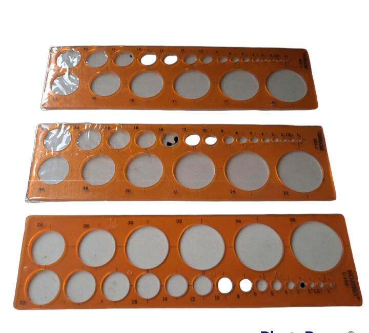 Penggaris pola bulat lingkaran L 150 | Lazada Indonesia