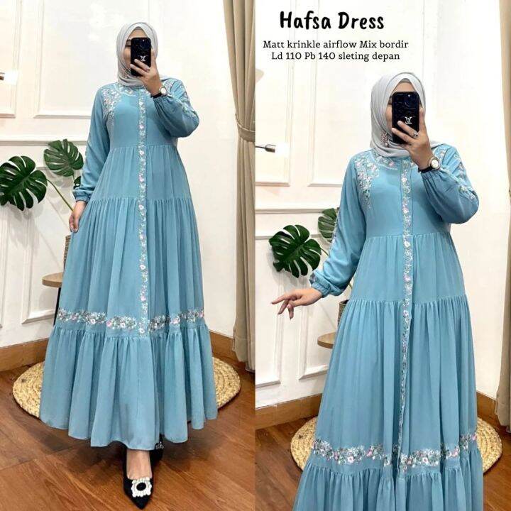 Hafsa Dress READY BESOK 145rb LABEL MADANI | Lazada Indonesia