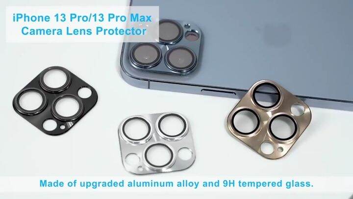 Metal Camera Protective Film For iPhone 15 14 Pro Max 11 12 13 Pro Max ...