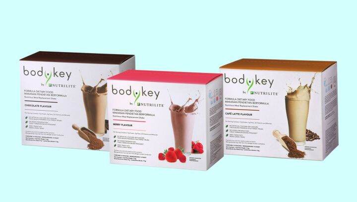 Bodykey / Body Key Nutrilite Chocolate / Berry / Cafe Latte Amway ...