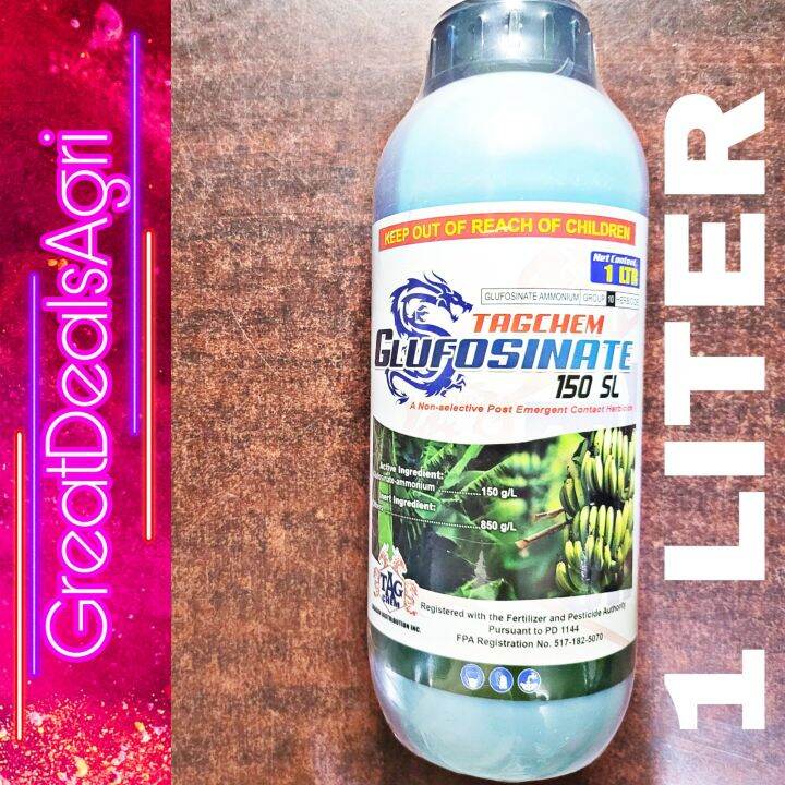 Tagchem GLUFOSINATE 150 SL Non-selective post emergent herbicide (1 ...