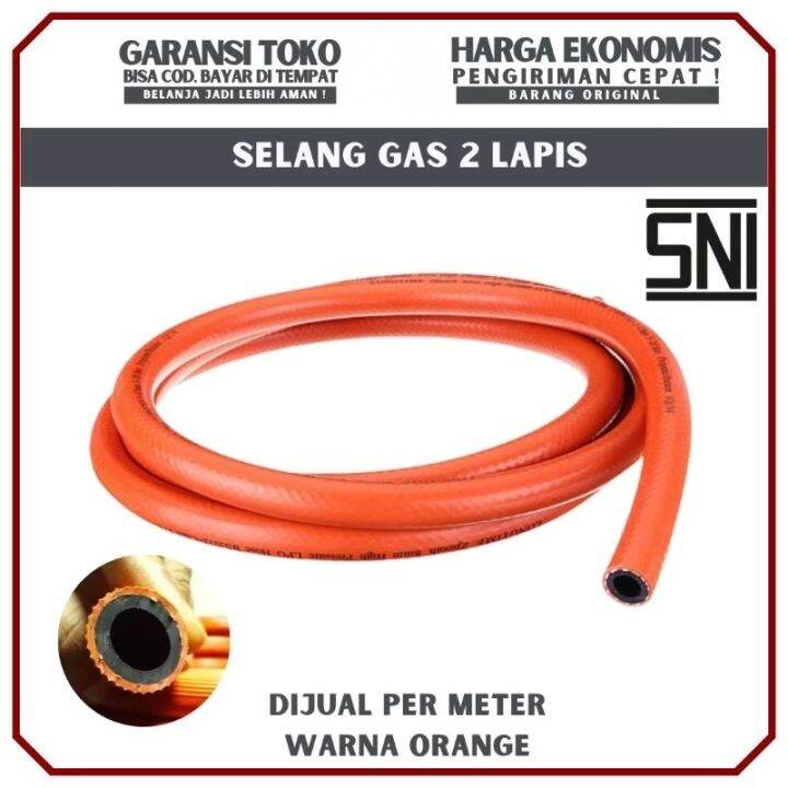 Selang Gas Propeller Orange 2 Lapis / Selang Gas Tekanan Tinggi - Harga ...