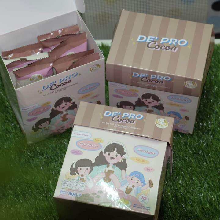 Milk Plus & More - De' Pro CoCoa 🍫เครื่องดื่มโปรตีนจากพืช รสโกโก้ ผสมวิตามินบำรุงแม่และเด็ก ...