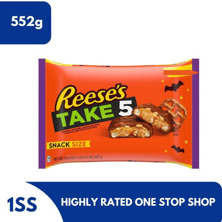 Reese's Take 5 Snack Size Candy Bars, 552g | Lazada PH