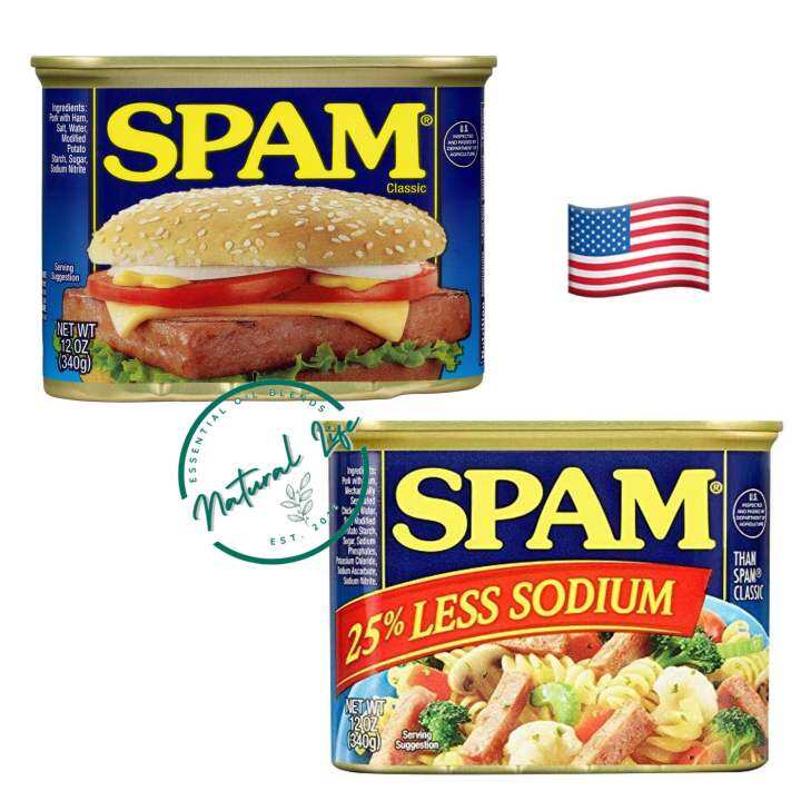 SPAM Canned Meat, Classic and Less Sodium | Lazada PH