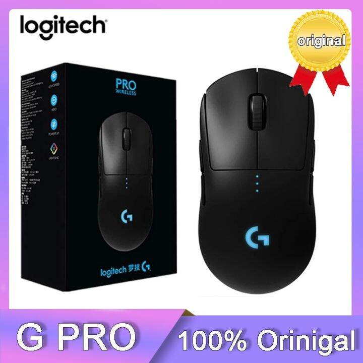 Logitech G PRO Wireless Wired Dual Mode Gaming Mechanical Mouse 16K DPI Sensor LIGHTSPEED RGB ...