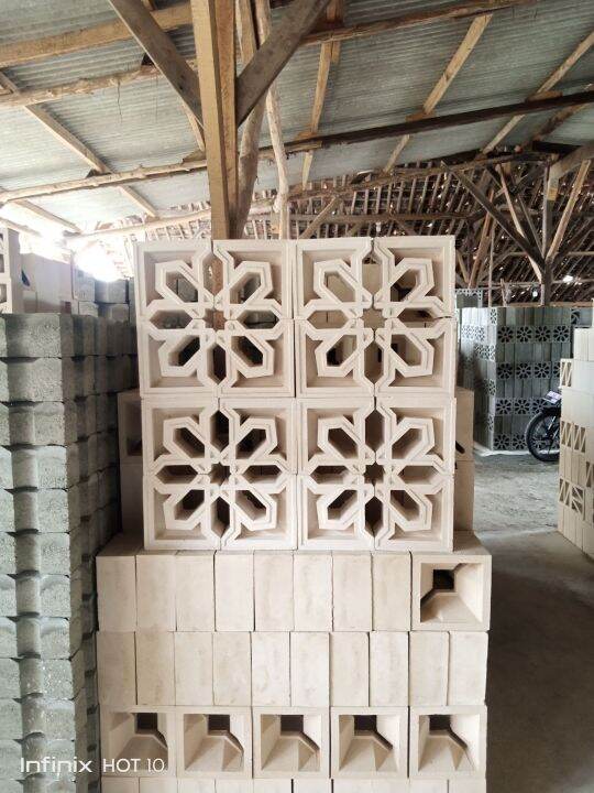 Roster beton minimalis,lubang angin roster,roster putih,roster semen ...