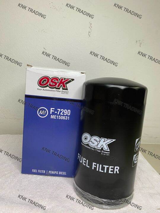 OSK F-7290 FUEL FILTER MITSUBISHI FUSO 6D40T.8DC9.6D24T (ME150631) | Lazada