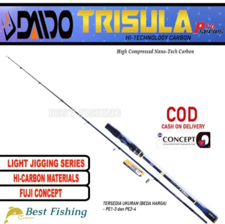 JORAN LIGHT JIGGING DAIDO TRISULA PRO-SERIES 602 ... CARBON SOLID ...