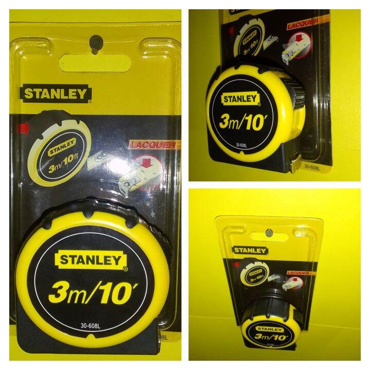 Meteran Stanley 30-608-22 Ukuran : ( 3m - 10" ) tape Stanley | Lazada ...