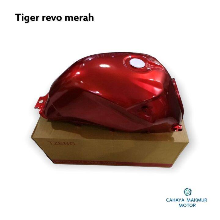 tangki Tiger Revo bahan tebal pres pabrik warna merah | Lazada Indonesia