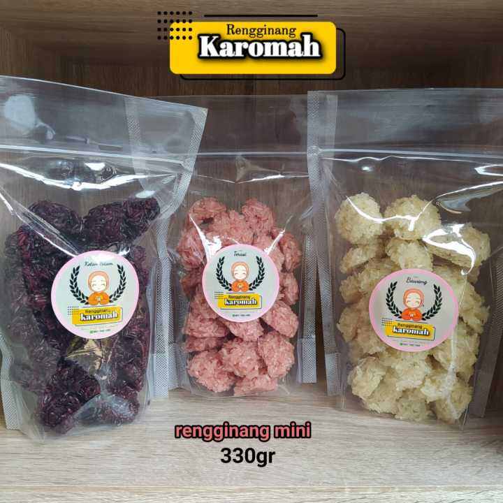 Ranginang / rengginang mini / endul mentah 330gram karomah khas bandung ...