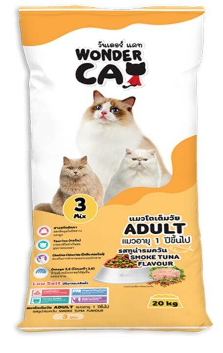 (แบ่ง)อาหารแมว wonder cat 1kg. | Lazada.co.th