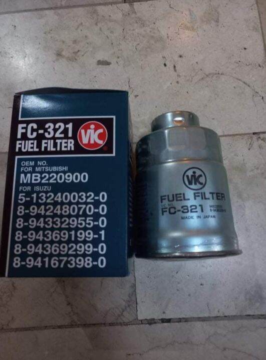 VIC fuel filter FC 321 Mitsubishi/Isuzu/Hyundai | Lazada PH