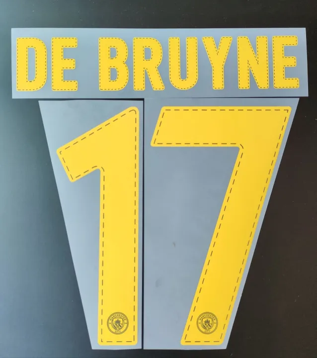 ชื่อเบอร์ เควิน เดอ บรอยน์ (Kevin De Bruyne No.17 ) | Lazada.co.th