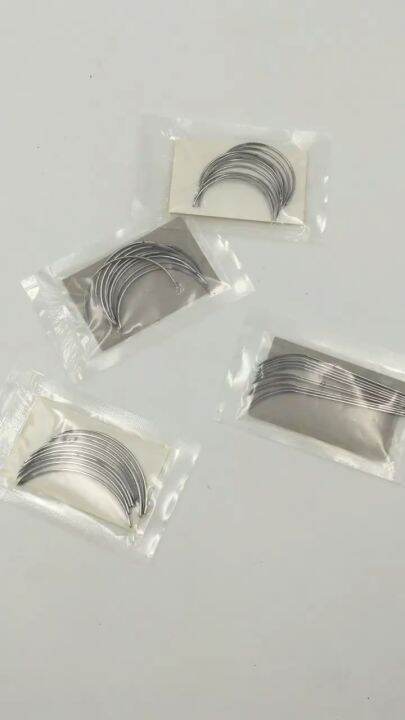 10Pcs/set Stainless curve needle Veterinary suture needle with thread ...
