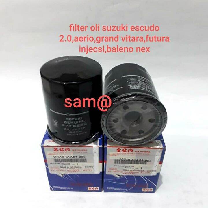 filter oli escudo 2.0,aerio,grand vitara, baleno nex,futura injection ...