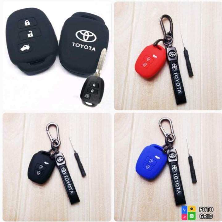 Toyota vios prime (2019-2021) silicone key cover 3button, Toyota vios ...