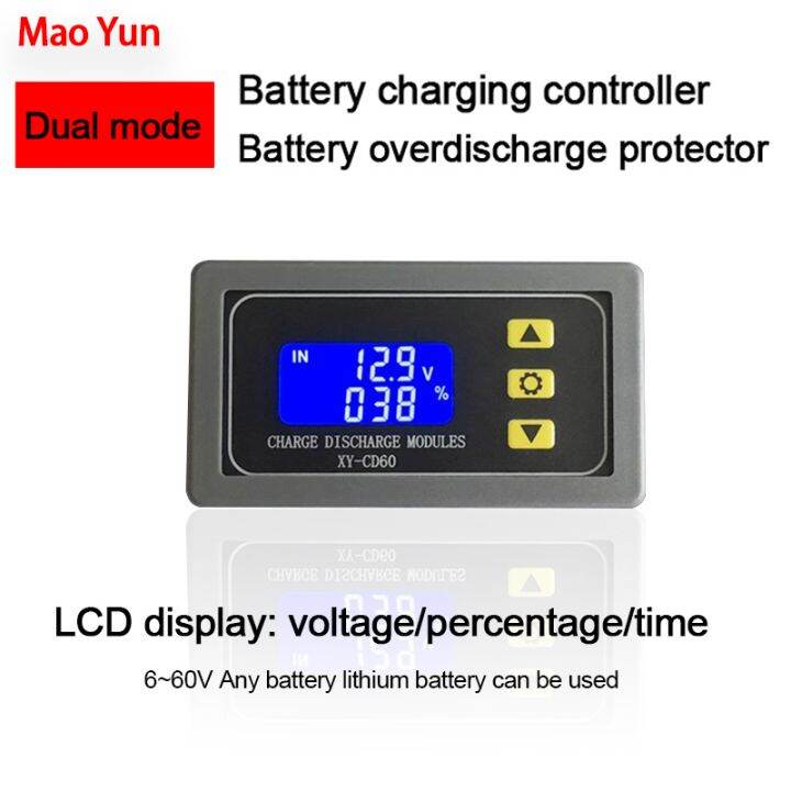 XY-CD60 LED Digital Display Dual Mode Battery Charging Control Module Fully Powered Off DC ...