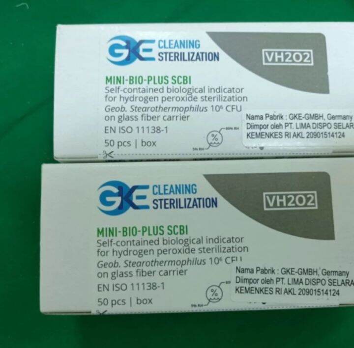 Biological Indicator Hydrogen Peroxide gke mini bio plus SCBI harga per box | Lazada Indonesia
