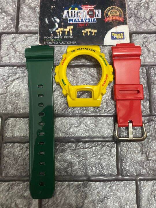 BNB CUSTOM DW6900 RASTA + BUCKLE | Lazada