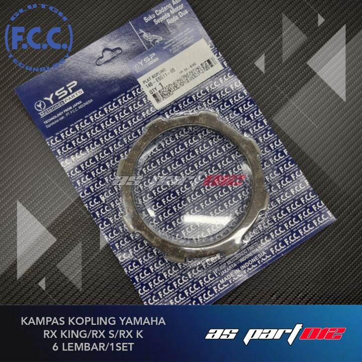KAMPAS KOPLING RX KING FCC JAPAN ORIGINAL SATU SET 6PCS | Lazada Indonesia