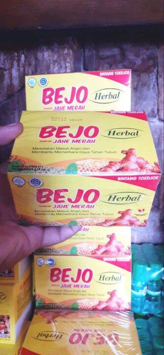 Bejo herbal JAHE MERAH 1 pack 12 saset | Lazada Indonesia