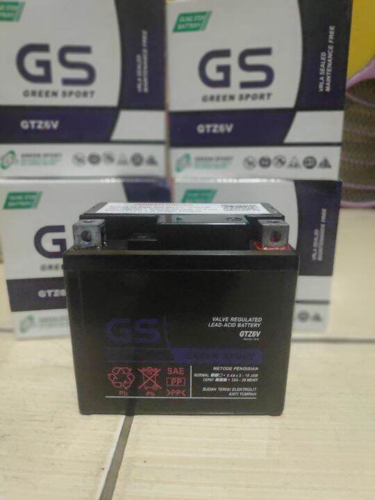 AKI KERING MOTOR PCX GS MF GTZ6V 6AH | Lazada Indonesia