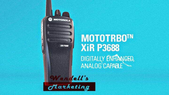 MOTOROLA XiR P3688 Original Brand New Transceiver | Lazada PH