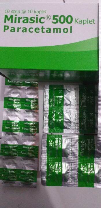 paracetamol mirasic 500mg | Lazada Indonesia